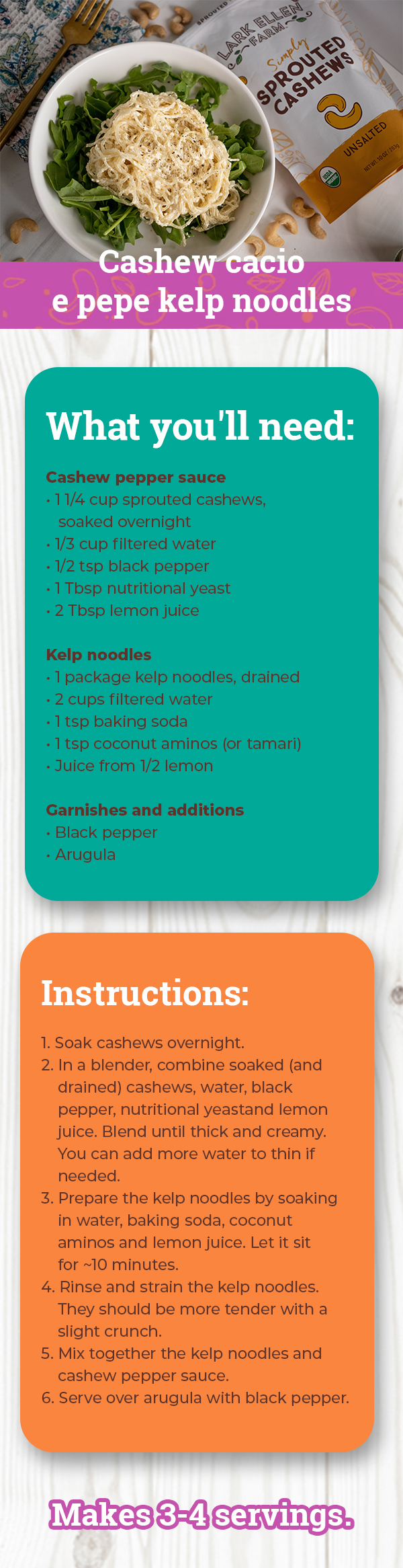 Lark Ellen Farm: Cashew sauce like you've never had it before 🍴 | Milled