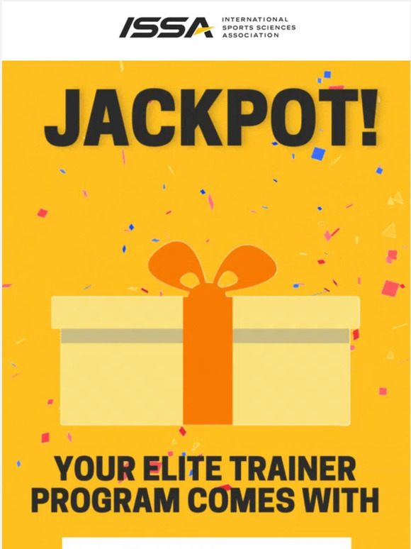 ISSA: You scored two free gifts with your Elite Trainer Program! | Milled