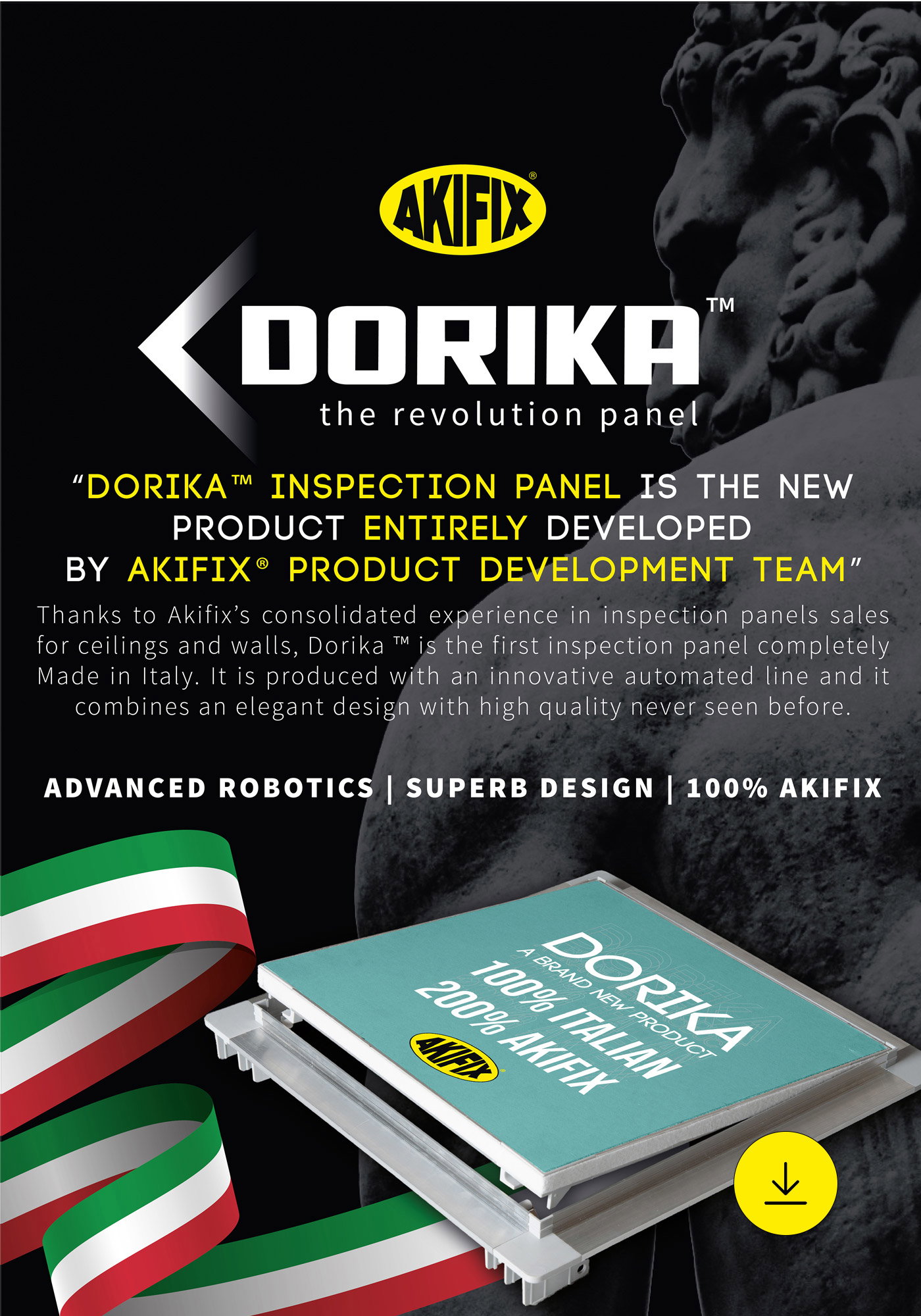 Archiproducts: Dorika Akifix, aluminum inspection hatch for ceilings ...