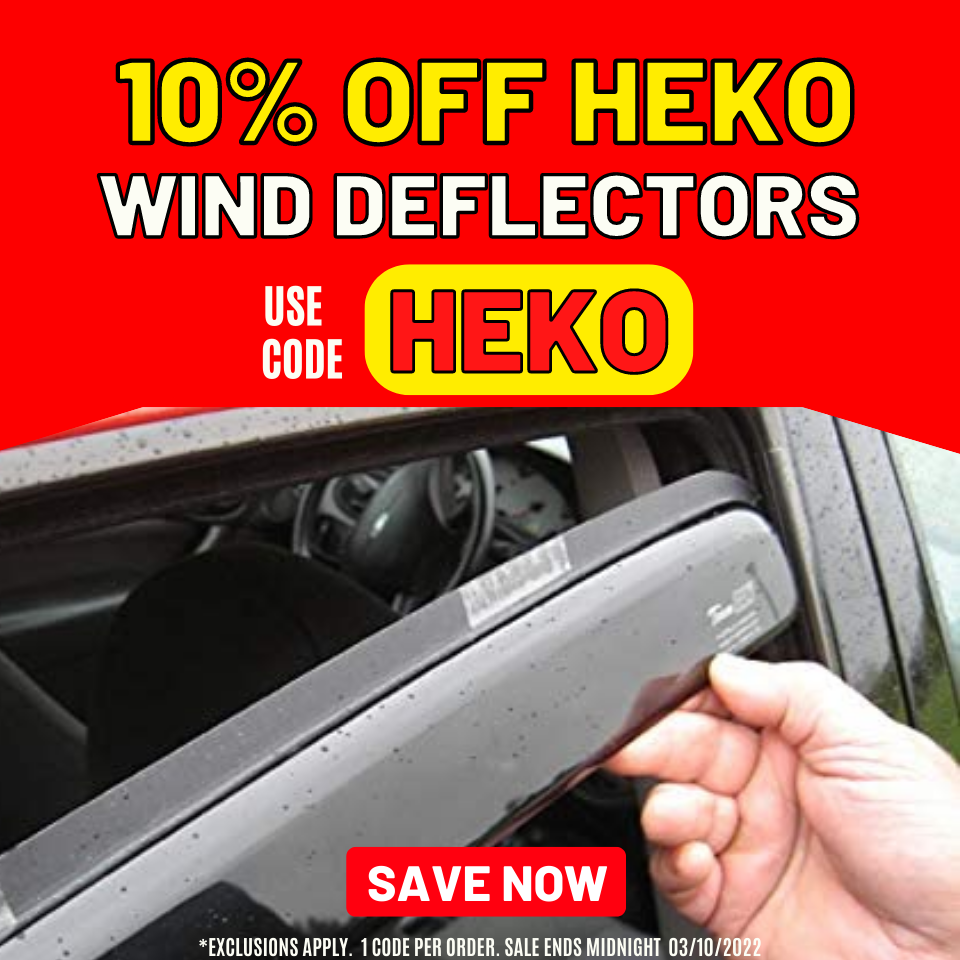 MicksGarage: ⛈️ Extra 10% OFF Heko Deflectors | Milled