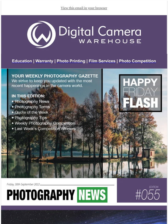 Digital Camera Warehouse: 🌲 Win Prizes: Enter Our Competition ...