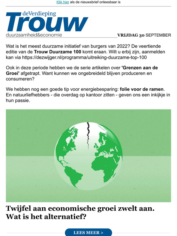 Trouw: Het aftellen is begonnen: Donderdag weten wie de nieuwe winnaar ...