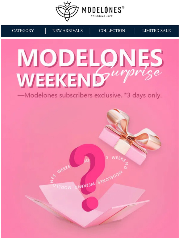 Modelones: ⏰ 3 days only! Modelones exclusive weekend surprise! | Milled