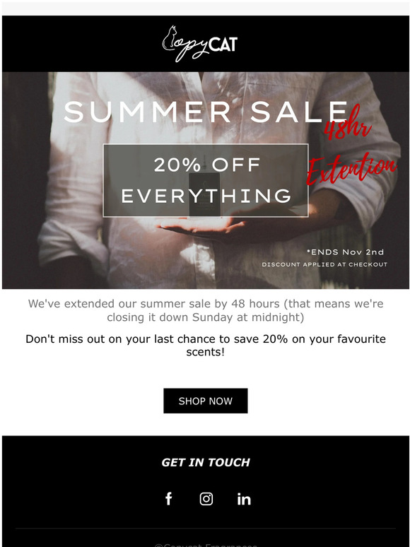 Copycat Fragrances: 48 Hours Extension To The Summer Sale - One Last ...