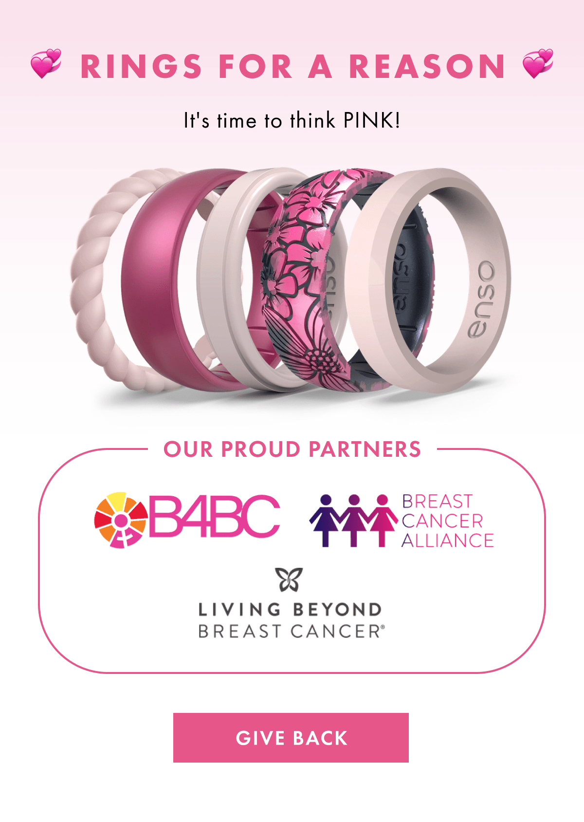 Enso Rings: Think PINK 💞 | Milled