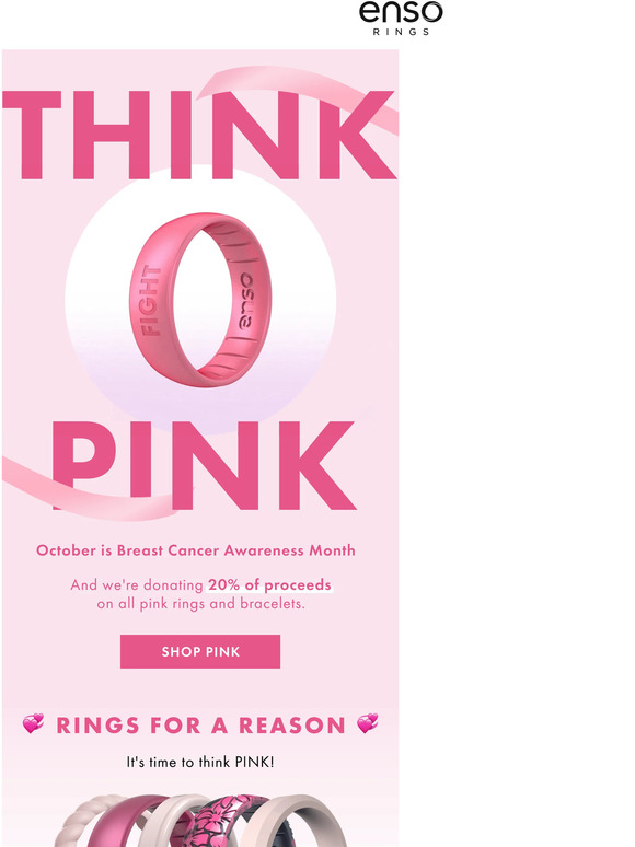 Enso Rings: Think PINK 💞 | Milled