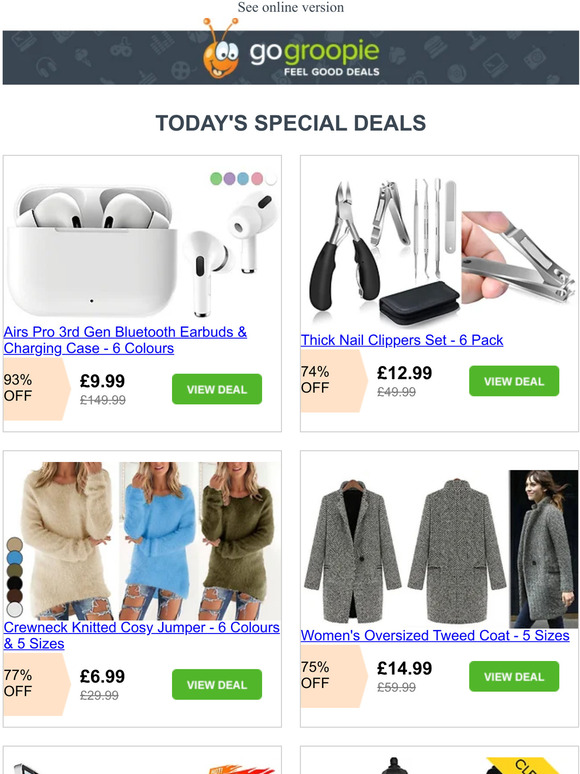 Go Groopie: Congratulations! You've been chosen to view our biggest ...