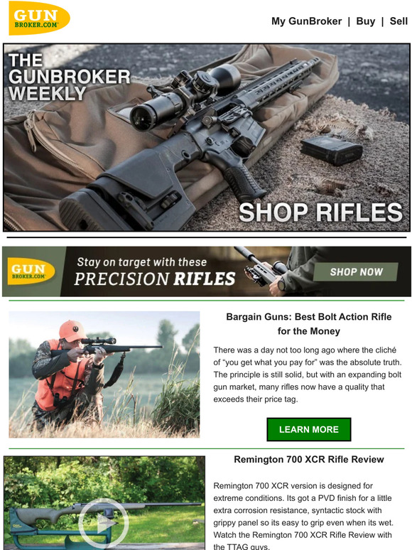GunBroker.com: Rifles: Bolt Action, Pump Action, Semi Auto + Rifles ...