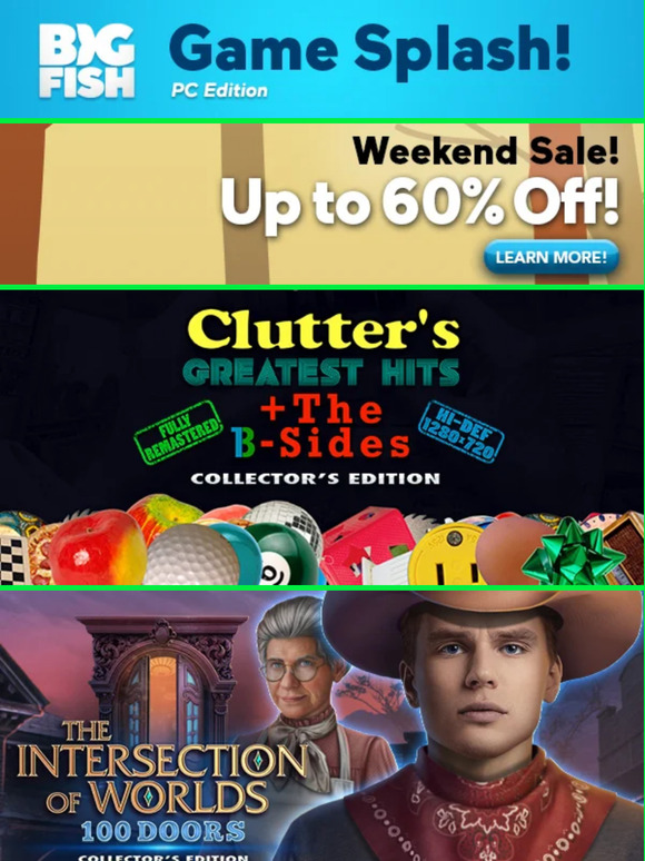 Big Fish Games: 🧹 Clutter delivers its greatest hits! 🧹 | Milled