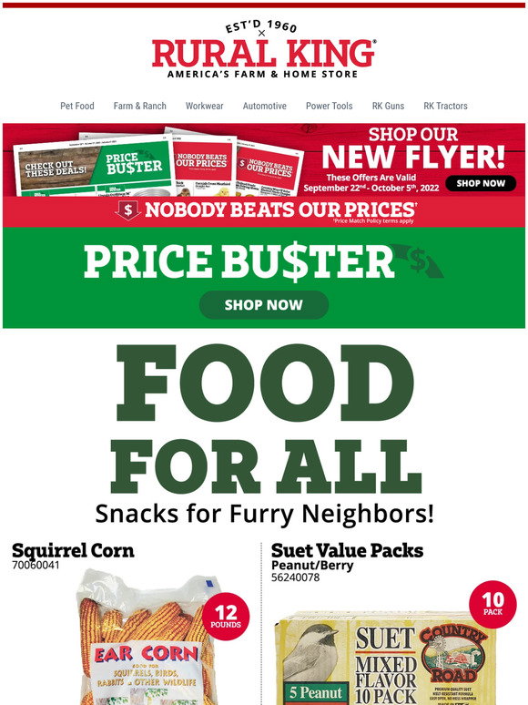 Rural King: Food For All | Snacks For Furry Friends! | Milled