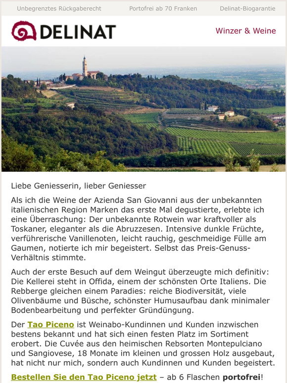 delinat.com - Wein aus gesunder Natur: Geheimtipp aus den Marken - eine ...