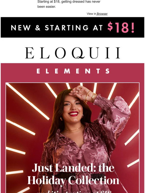 Eloquii: ELOQUII Elements Holiday has arrived! | Milled