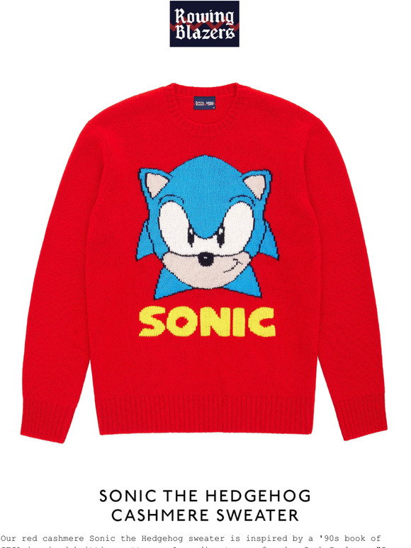 Rowing Blazers: Sonic Cashmere Sweater | Milled