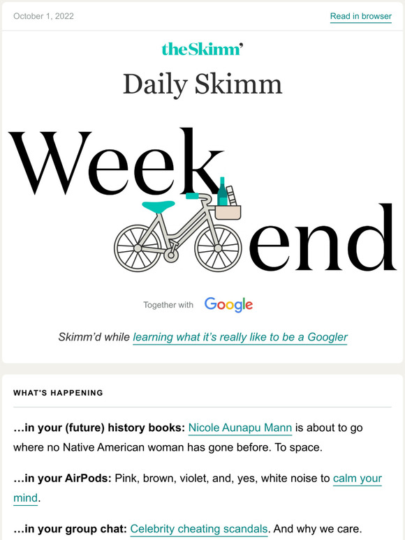 theSkimm: Daily Skimm Weekend: The whole world changes color | Milled