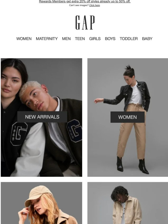 Gap: Last call! Combine your EXCLUSIVE 20% OFF w/ up to 50% OFF | Milled