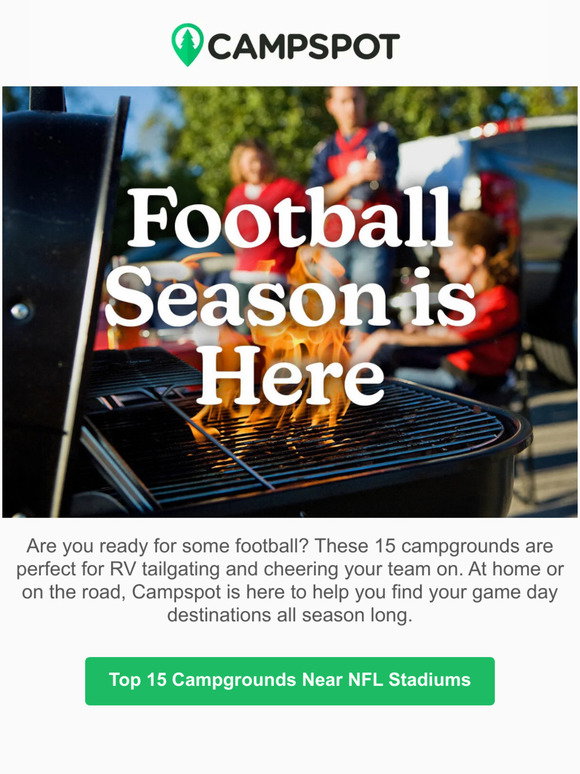 Campspot: Here's where to camp and tailgate for the big game 🏈 | Milled