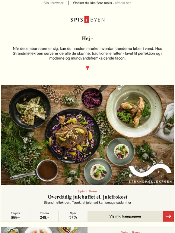 Spis i Byen: Et julebord i magiske omgivelser ️ | Milled