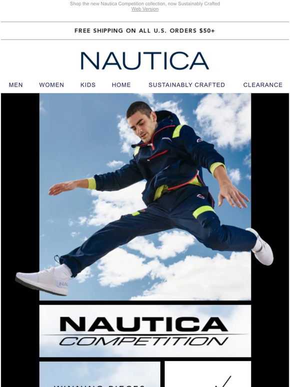 Nautica: Winning performance styles inside! | Milled