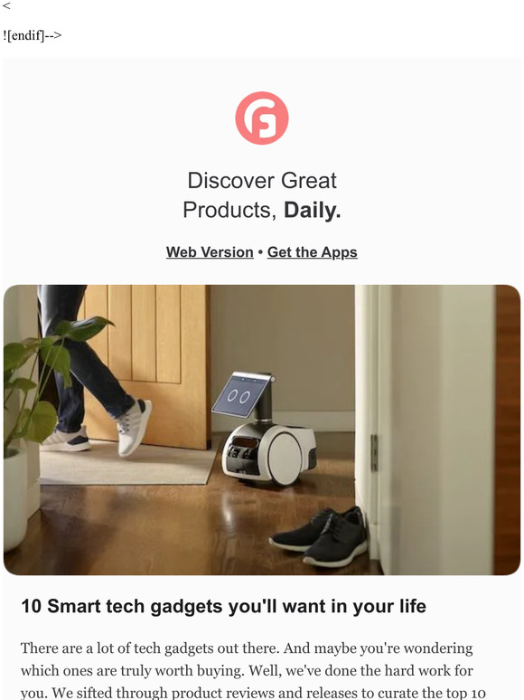 Gadget Flow: 10 Smart tech gadgets you'll want in your life | Milled