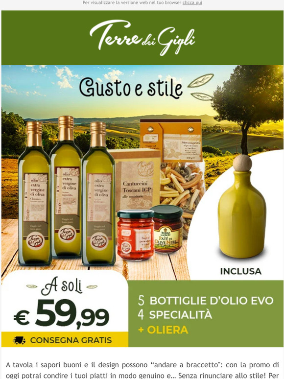 Terre dei Gigli: Gusto o stile? (a soli 59,99€) | Milled