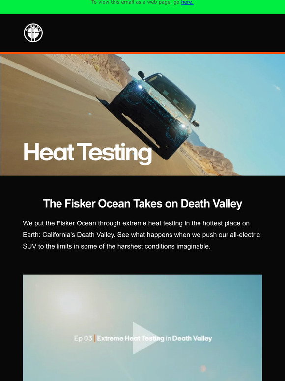 Fisker: Death Valley: Testing the Fisker Ocean in Extreme Heat | Milled