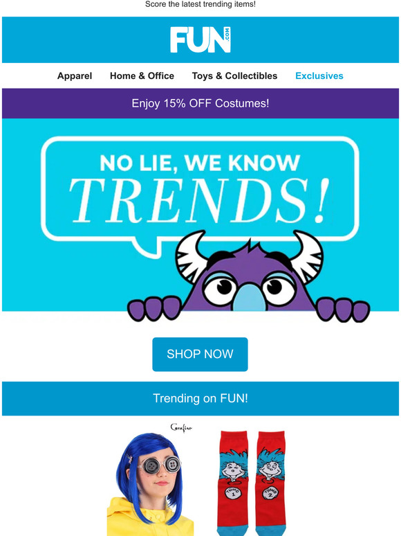 fun.com: What's the hot goss from Fun.com? | Milled