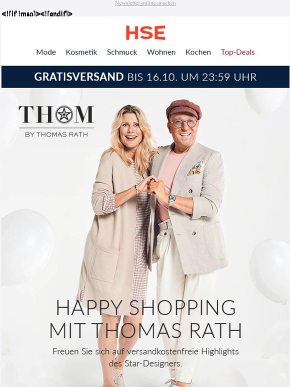 HSE24: 🎊 Versand gratis: Thomas Rath Designer-Highlights | Milled