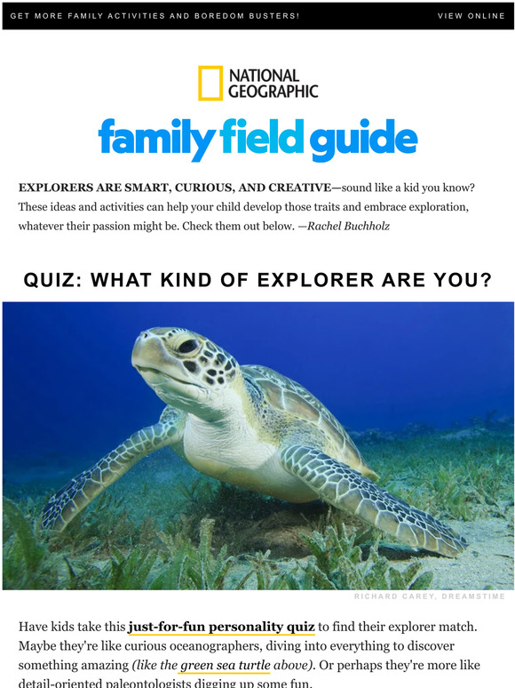 National Geographic: Bringing out the explorer in your child | Milled
