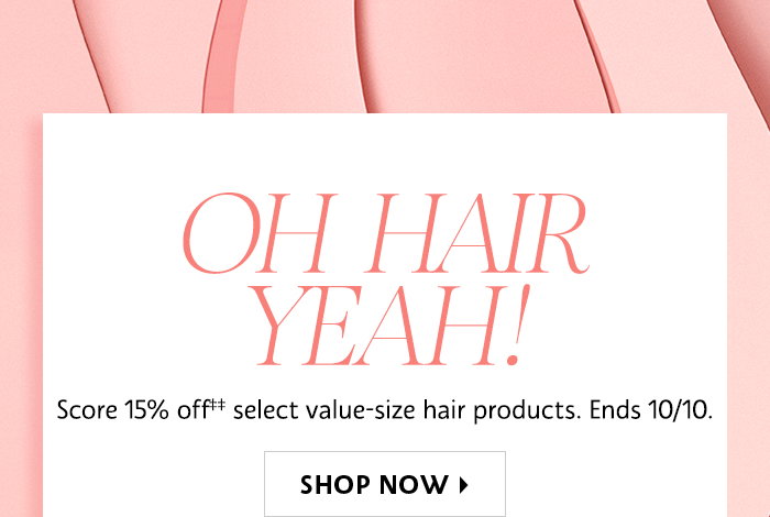 Sephora: 15% off value-size hair products Oh hair yeah! | Milled