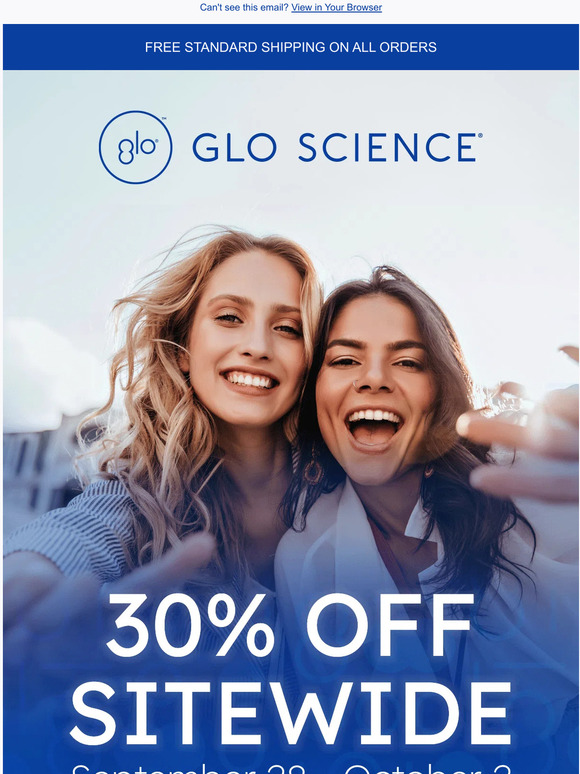 GLO Science: Save 30% on GLO whitening products! | Milled