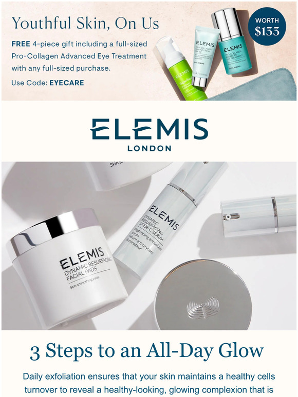 Elemis: 3 Simple Steps to All Day Radiance | Milled