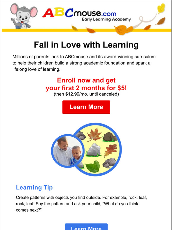 ABCmouse: INSIDE: Learning Tip and Fall Special | Milled