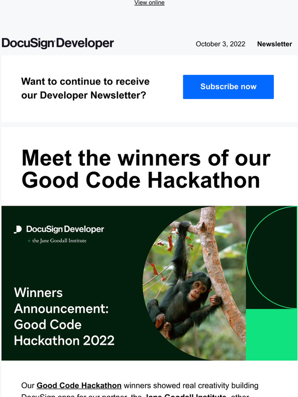 DocuSign: Meet the winners of our Good Code Hackathon! | Milled
