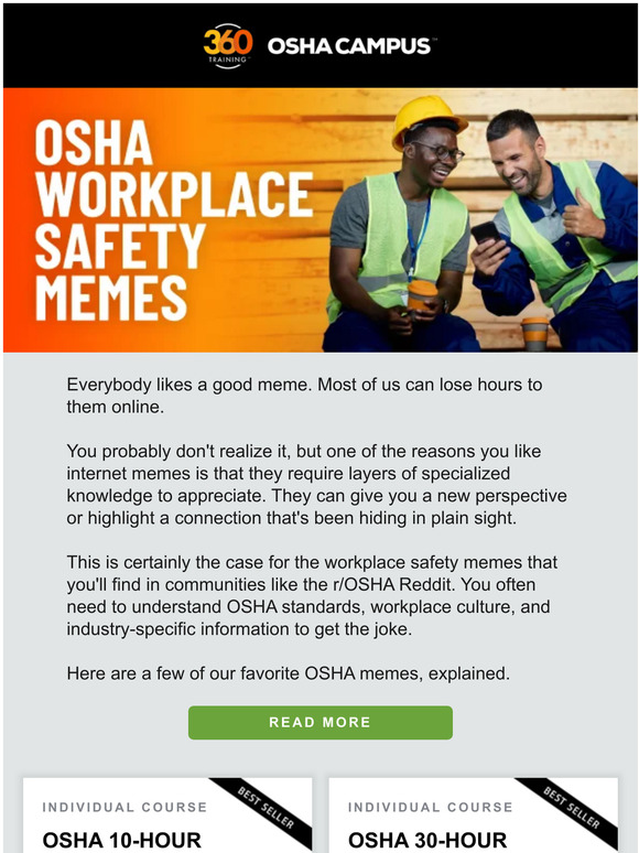 360training: osha memes explained 😂 | Milled