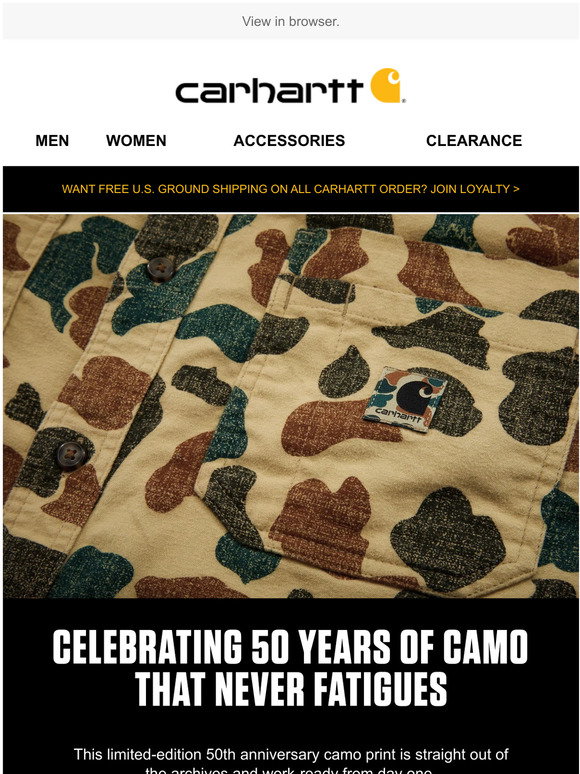 Carhartt: Our 50th anniversary camo collection is here | Milled