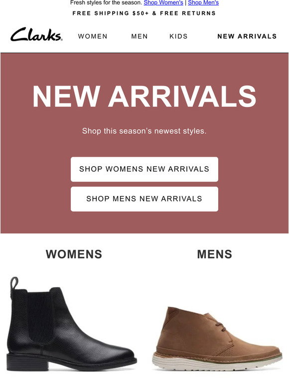 Clarks: New arrivals for your next new look | Milled