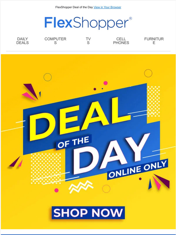 FlexShopper: Seen your Deal of the Day? | Milled