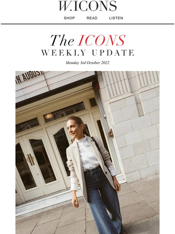 Wardrobe ICONS: Your Monday Update | Milled