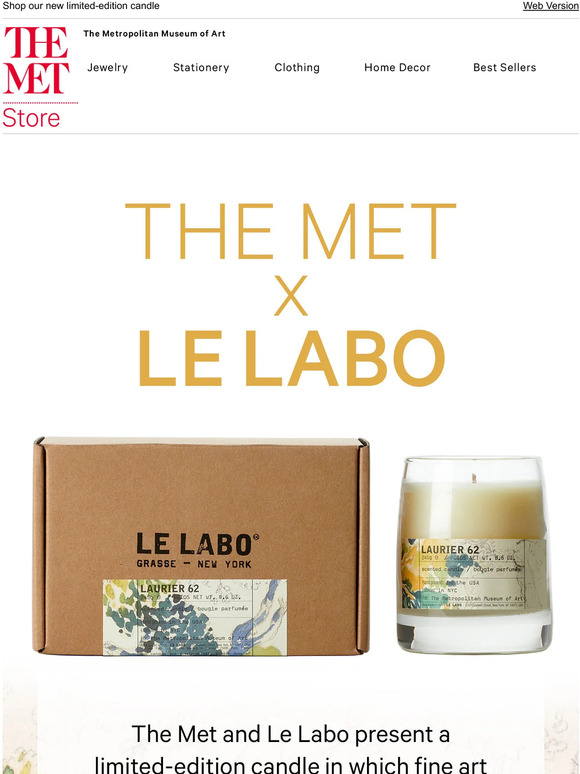 The Met: Introducing The Met x Le Labo | Milled