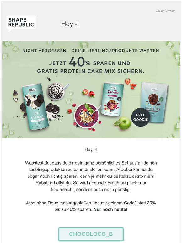 Shape Republic: 😍 Deine Lieblingsprodukte warten, —! | Milled