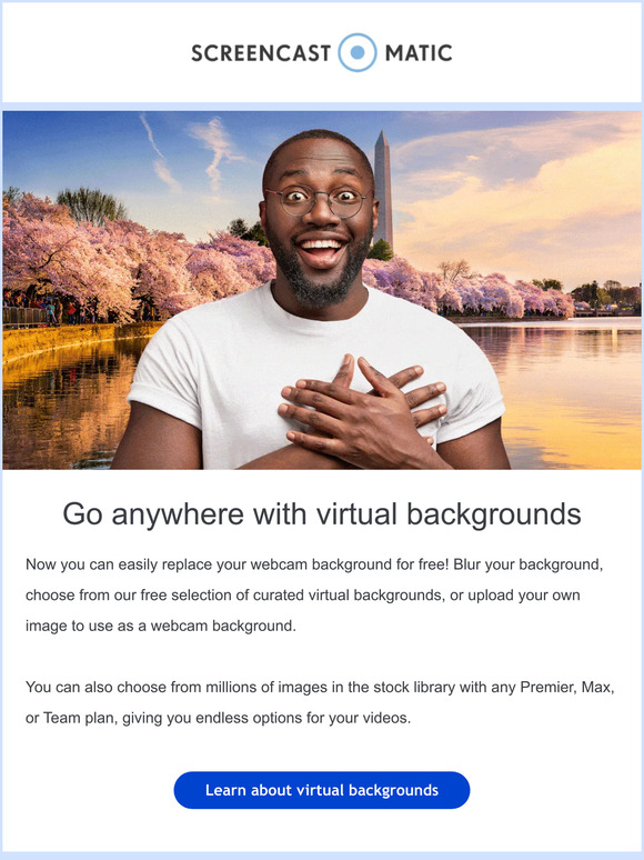 ScreenPal: Go anywhere with virtual backgrounds for work, school, and any season 🍁 | Milled