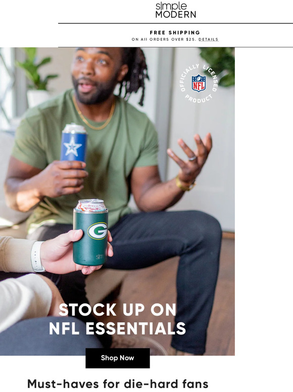 Simple Modern: Are you ready for kickoff? Get the NFL essentials 🏈 | Milled