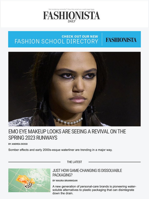 Fashionista: Emo Eye Makeup Looks Are Seeing a Revival on the Spring ...