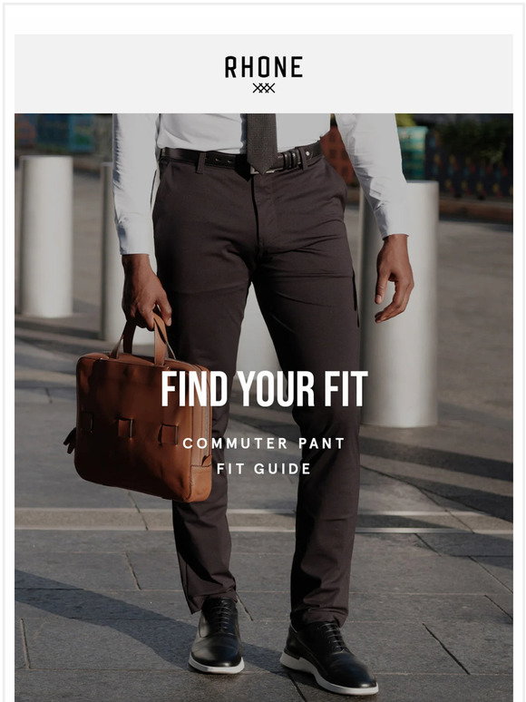Rhone: Find Your Fit | Pants Size Guide | Milled