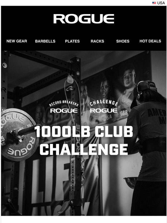 Rogue Fitness: 1000LB Club Challenge Starts Now | Milled
