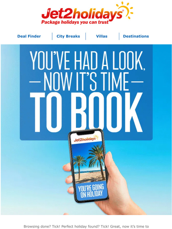 Jet2holidays: You've had a look, now it's time to book | Milled