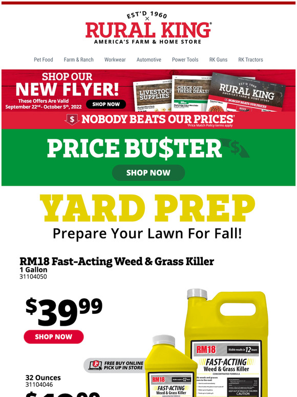 Rural King.com: Yard Prep | Prepare Your Lawn For Fall! | Milled