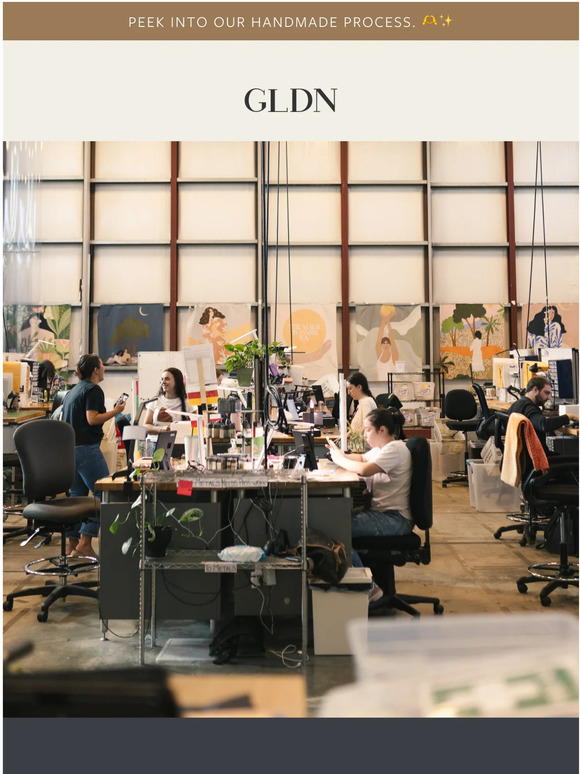 GLDN: Peek into our handmade process. 🫶 | Milled