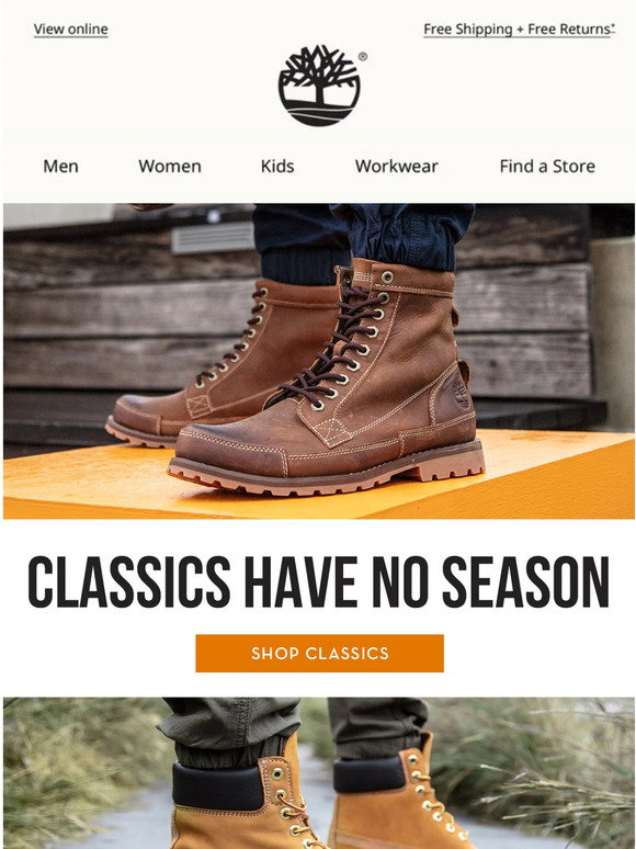 Timberland: Timberland Men's Classic Footwear. | Milled