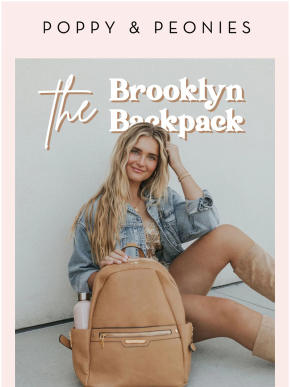 Poppy & Peonies: Brooklyn Backpack: BACK IN STOCK! | Milled